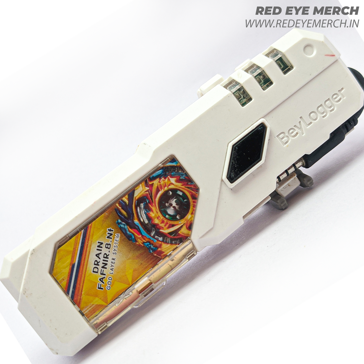 TAKARA TOMY Bey Logger [Drain Fafnir Card] - Beyblade Burst – Red Eye Merch
